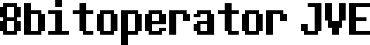 8bitoperator JVE Regular font