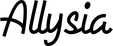 Allysia font
