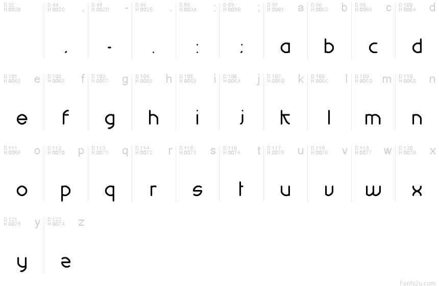 Alba - Standard Regular font