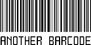 Another barcode font font