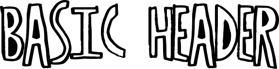 BasicHeader font