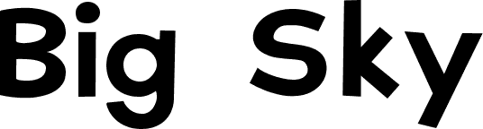 Big Sky font