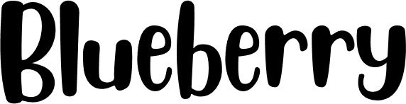 Blueberry Personal Use font