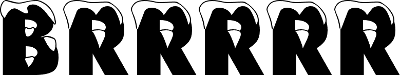 Brrrrr Regular font
