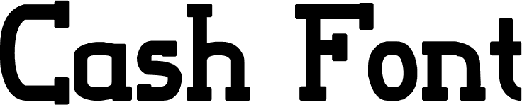Cash Font font