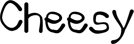 Cheesy font