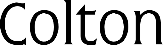 Colton font
