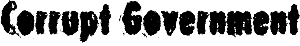 Corrupt Government Regular font