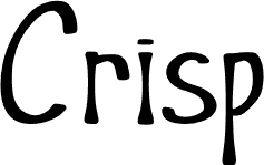 Crisp font