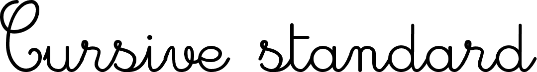 Cursivestandard police