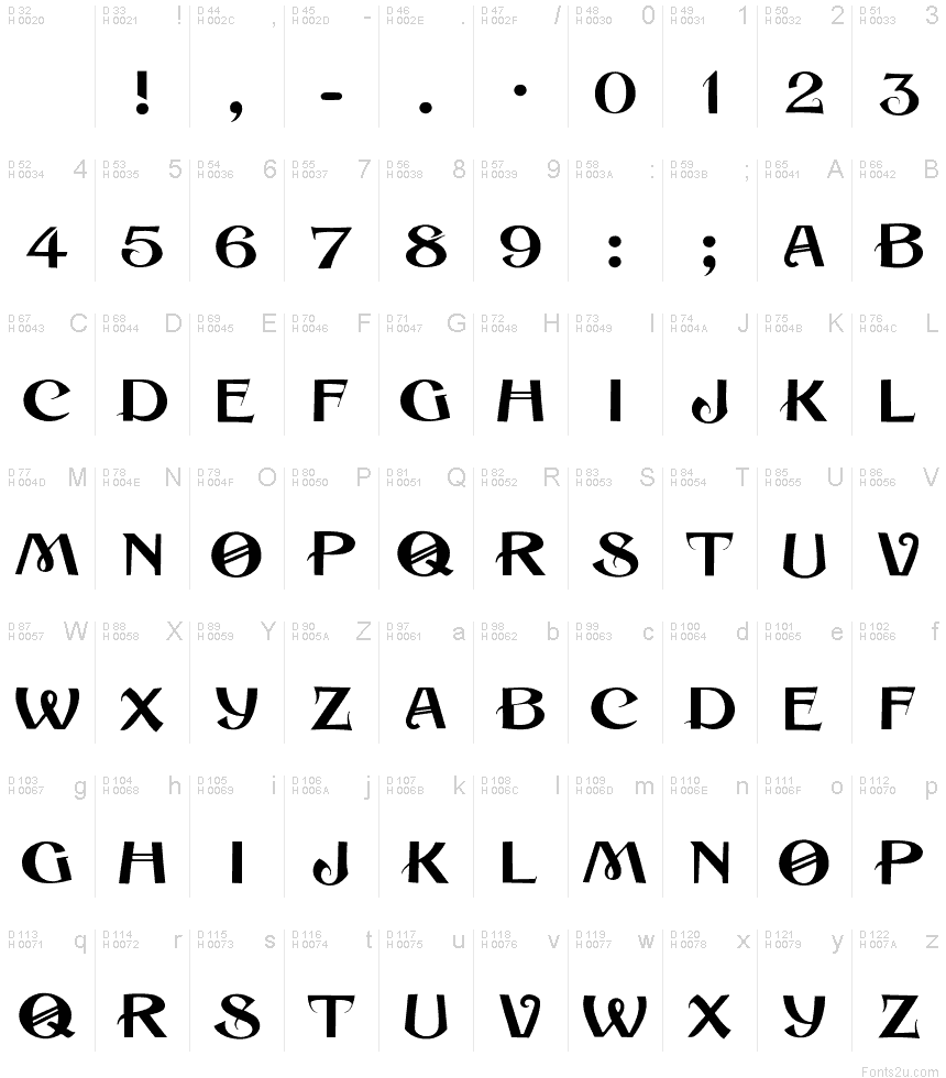 Cuban font
