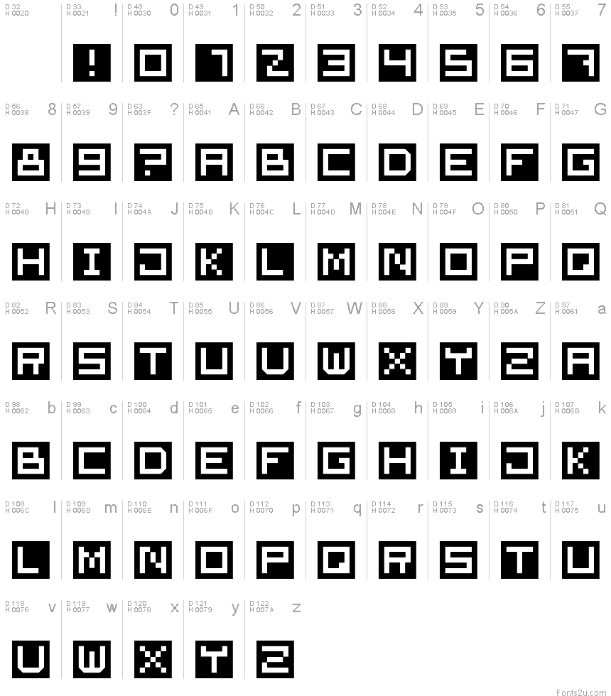 Cube Font Regular font
