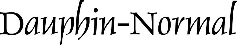 Dauphin-Normal Schriftart