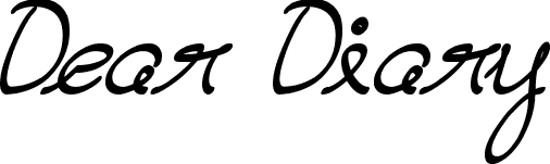 Dear Diary font