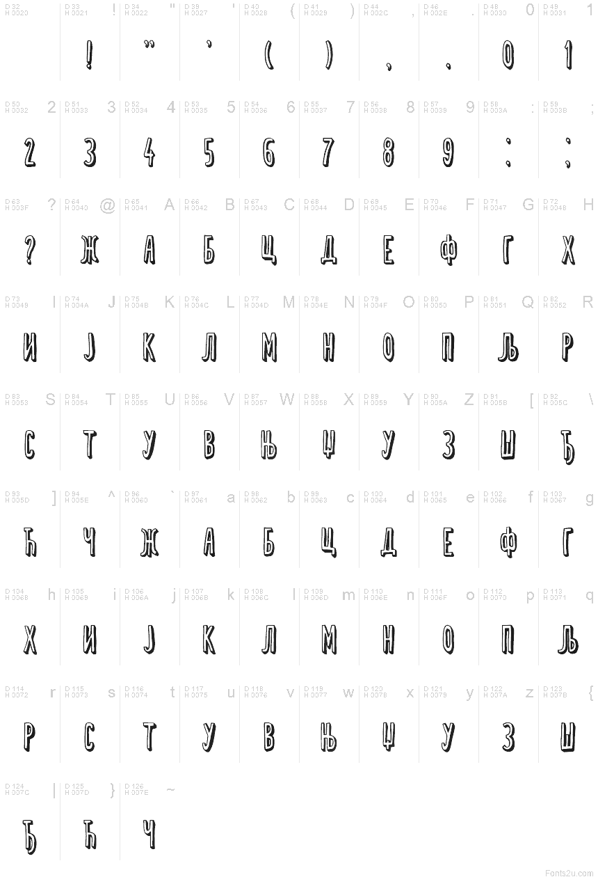 Delija font