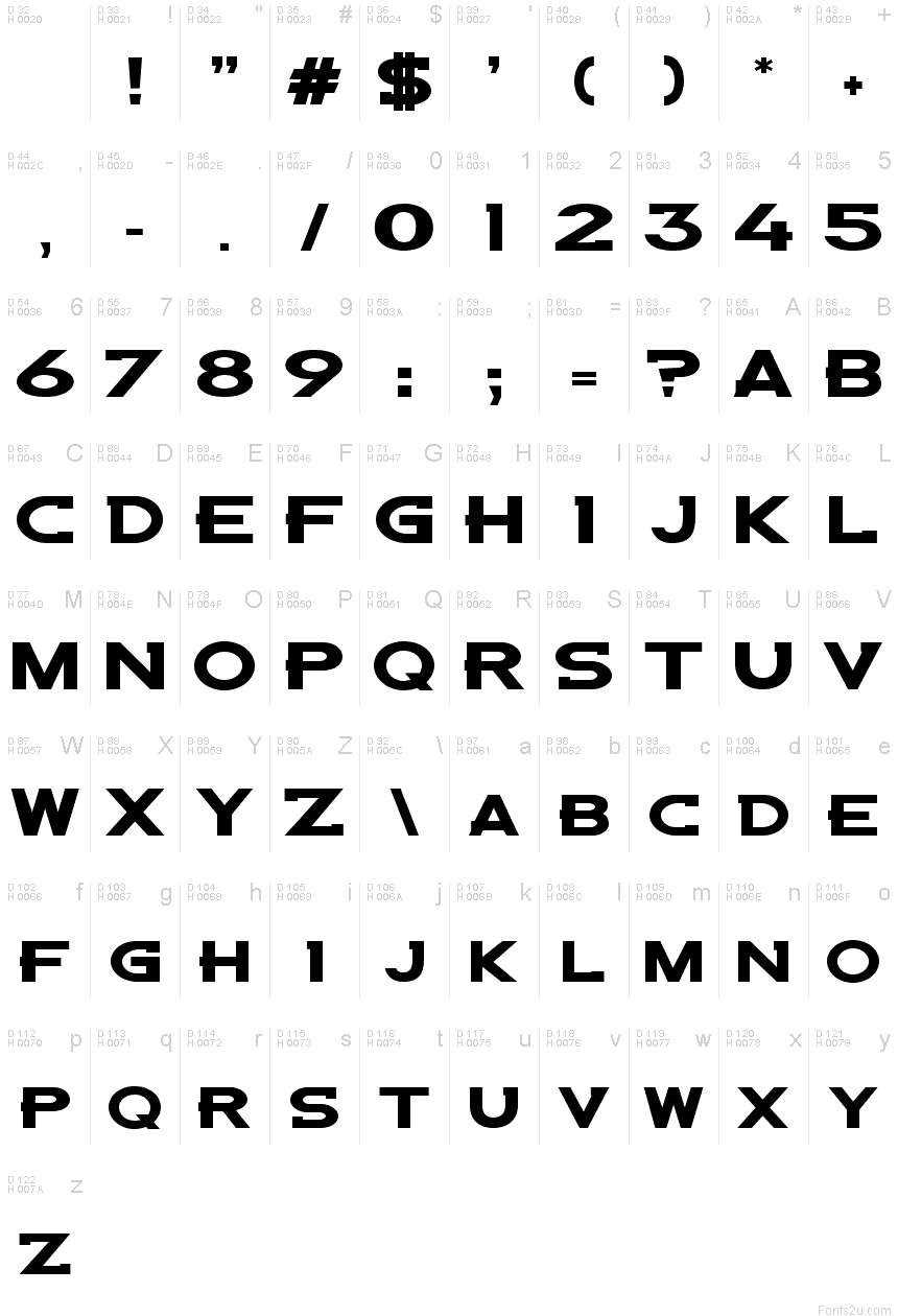 Denver Broncos Custom font