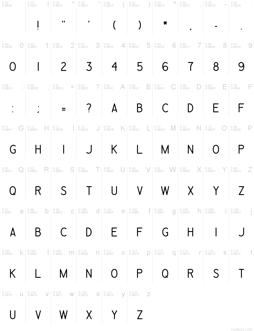 engineering-plot-font
