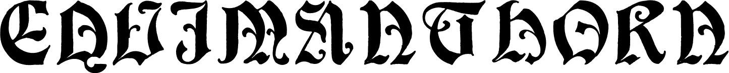 Equimanthorn Regular font