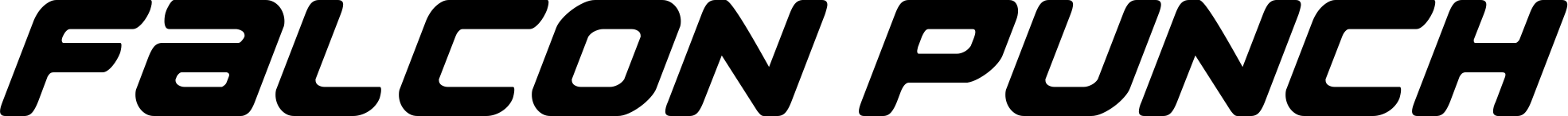 Falcon Punch font