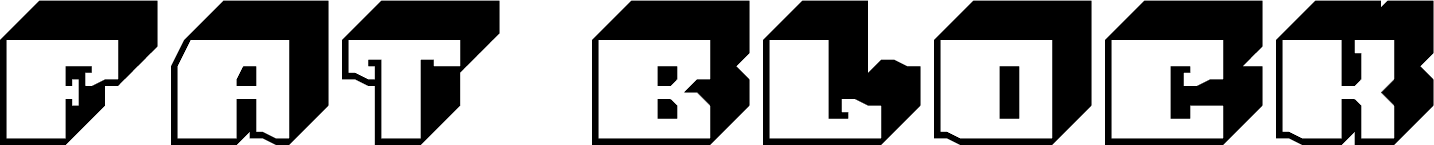 Fat Block Regular font