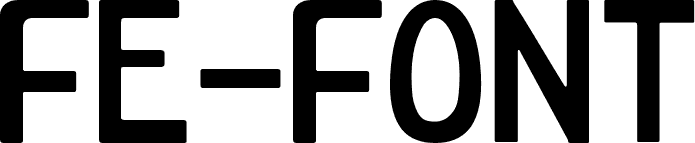 FE-Font Schriftart