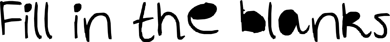 Fill in the blanks fuente