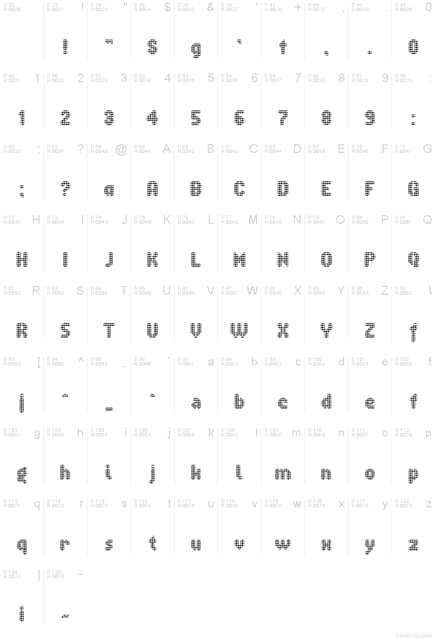 Fish Scales Regular font