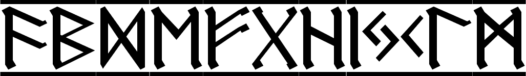 Germanic Runes 1 font