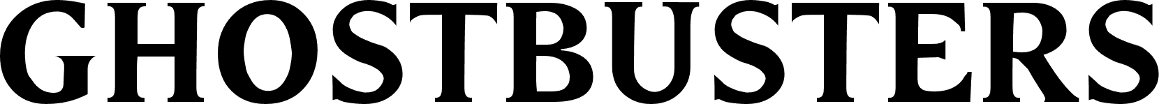 Ghostbusters font