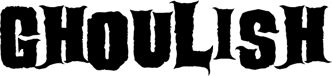 Ghoulish font