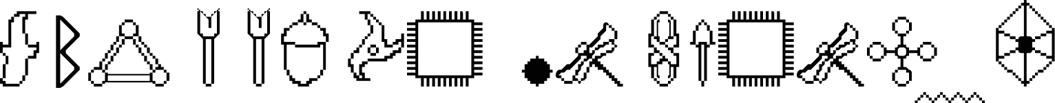 Gnommish Alphabet Regular font