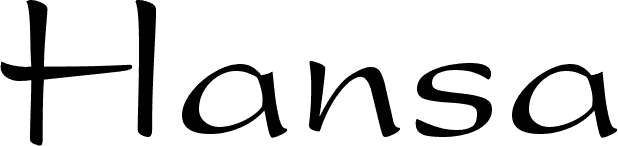 Hansa Schriftart