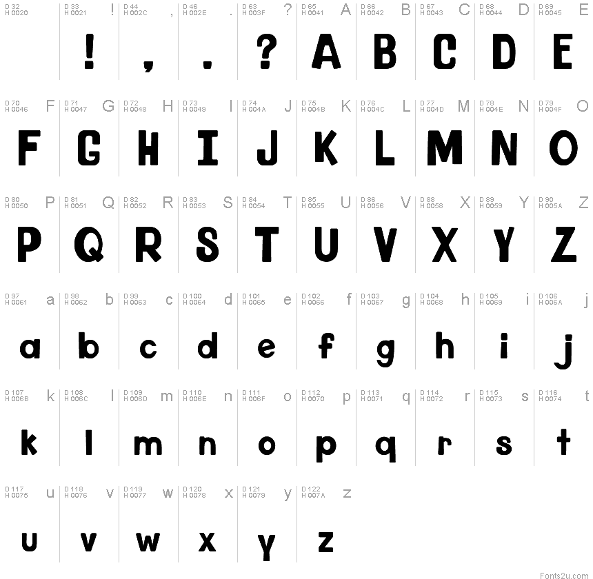 Home Movie Font Normal font