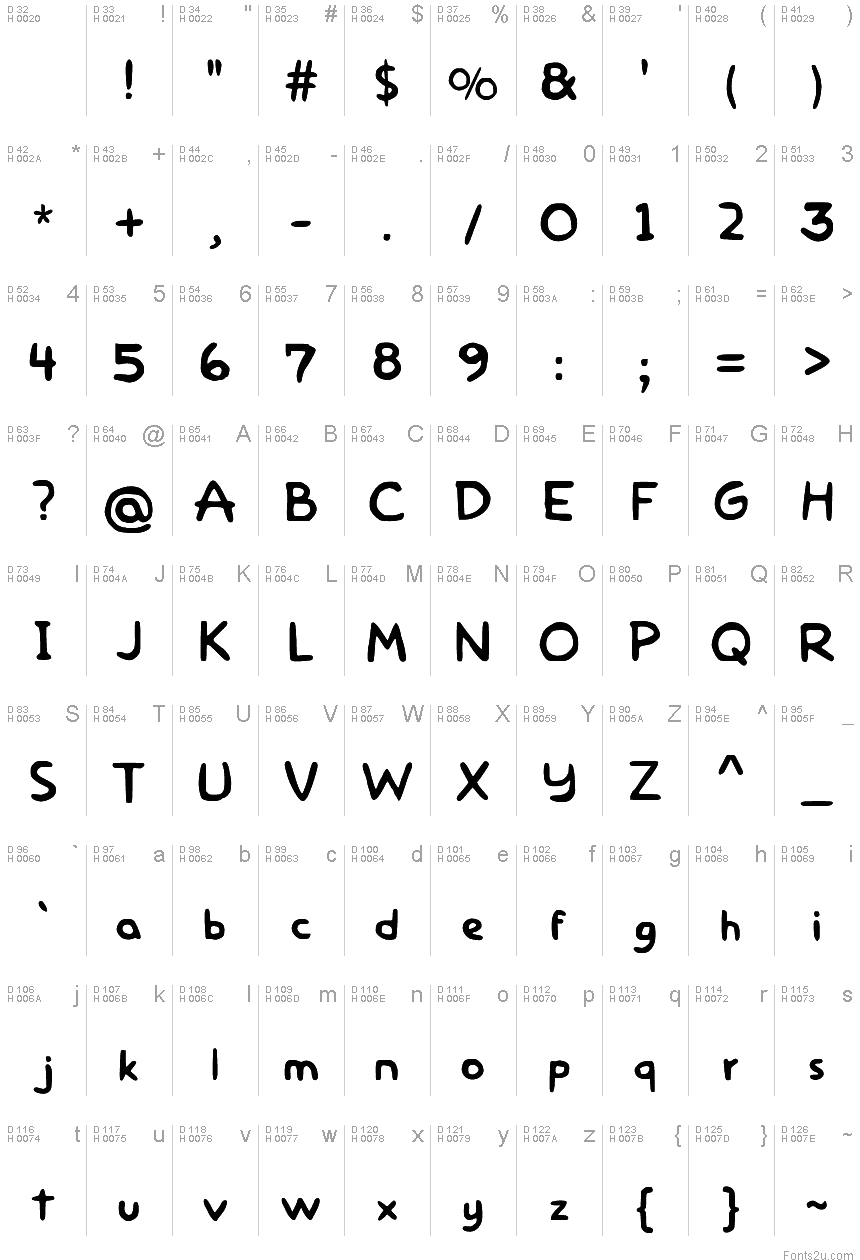 Homer Simpson Revised Regular font