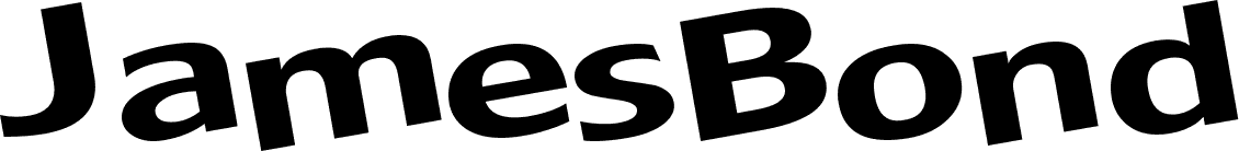 James Bond Font Hyperpix