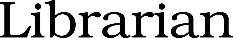 Librarian Regular font