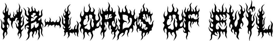 MB-Lords Of Evil font