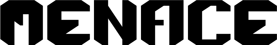 Menace font