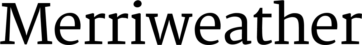 Merriweather font