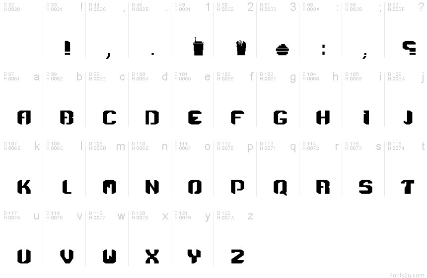 Menace Font menace-font