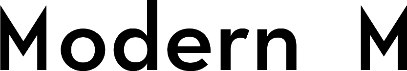 Modern M font