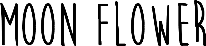 Moon Flower Bold police