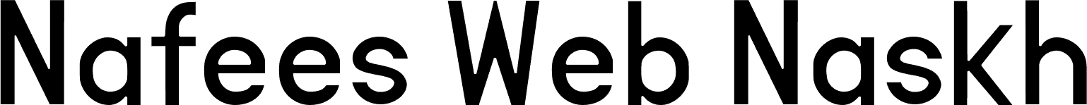 Nafees Web Naskh font