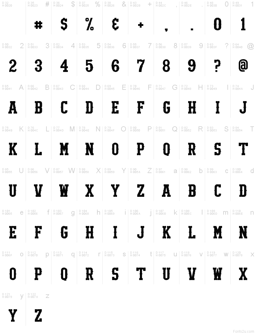 NCAA Wyoming Cowboys font