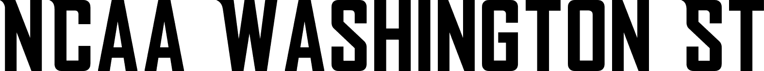 NCAA Washington St font