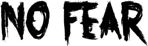 No Fear Font No Fear Text Sticker