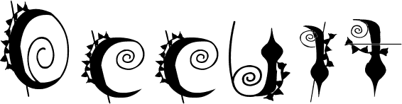 Occult font