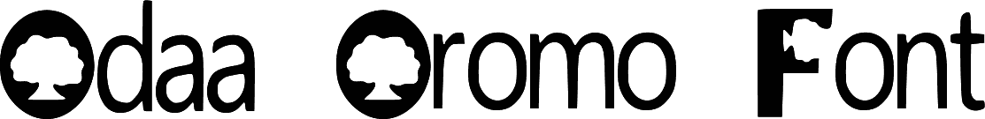 Odaa_Oromo_Font font