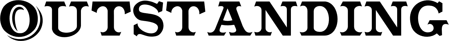 Outstanding font