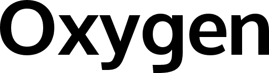 Oxygen-Bold font